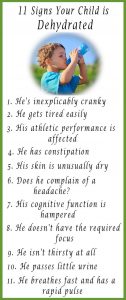 11 Signs Your Child is Dehydrated